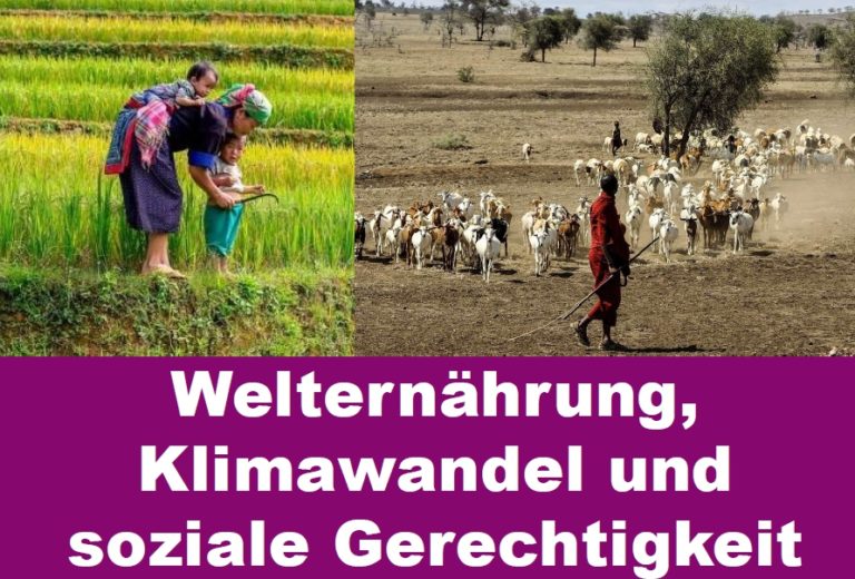 Welternährung, Klimawandel und soziale Gerechtigkeit, Vortrag von Prof ...